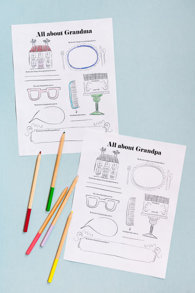 Grandparents Family History Activity Pack, PDF Printables – The House That Lars Built