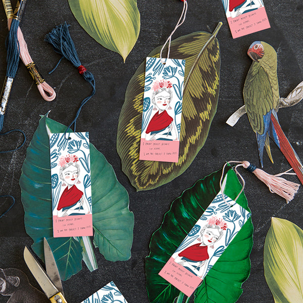 Frida Kahlo Bookmark, Free PDF Printable - The House That Lars Built