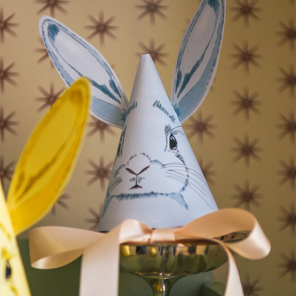 Easter Bunny Party Hat, PDF Printable - The House That Lars Built