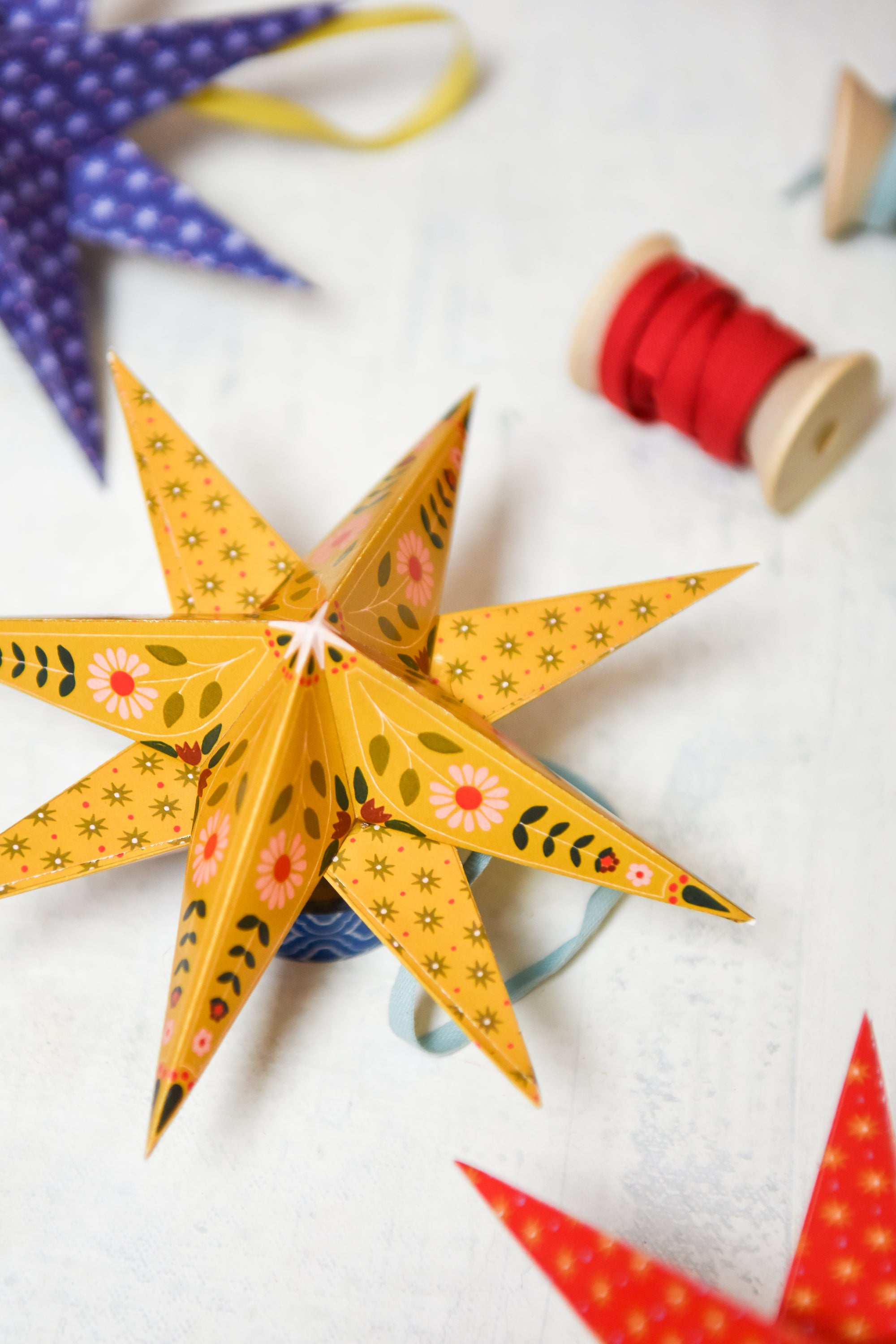 3D Star Ornament, PDF Printable - The House That Lars Built