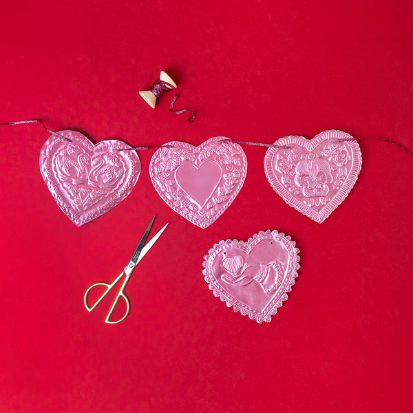 Tin Embossed Hearts, PDF Template - The House That Lars Built