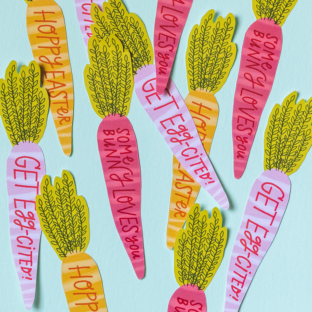 Easter Carrot Tags, PDF Printable - The House That Lars Built