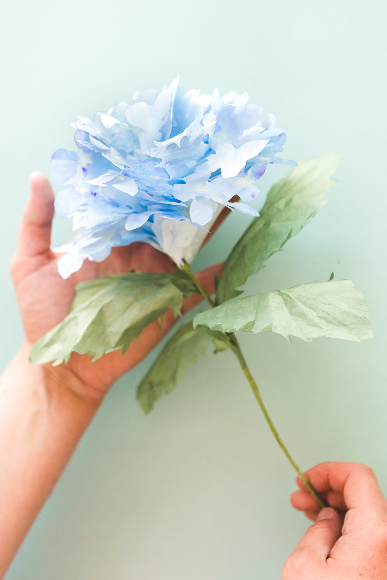 Paper Hydrangea, PDF Template - The House That Lars Built