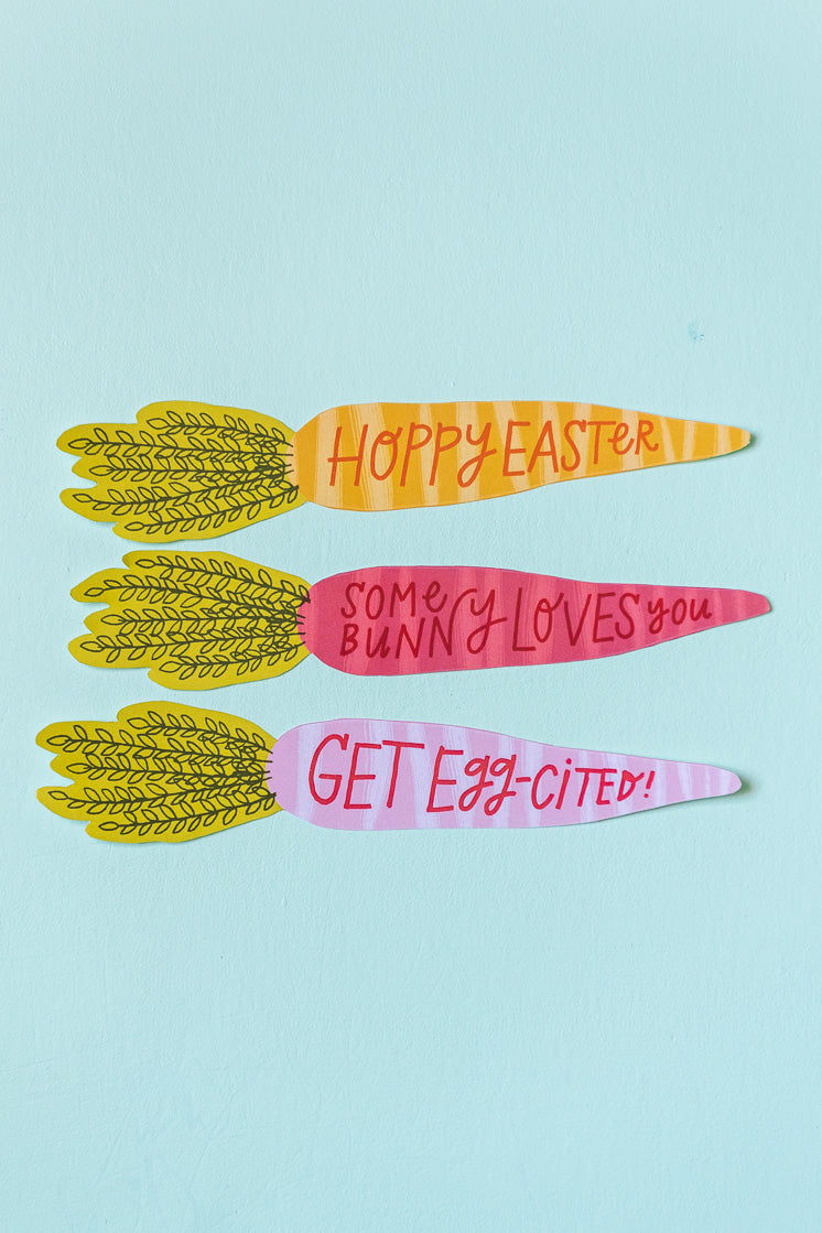 Easter Carrot Tags, PDF Printable - The House That Lars Built
