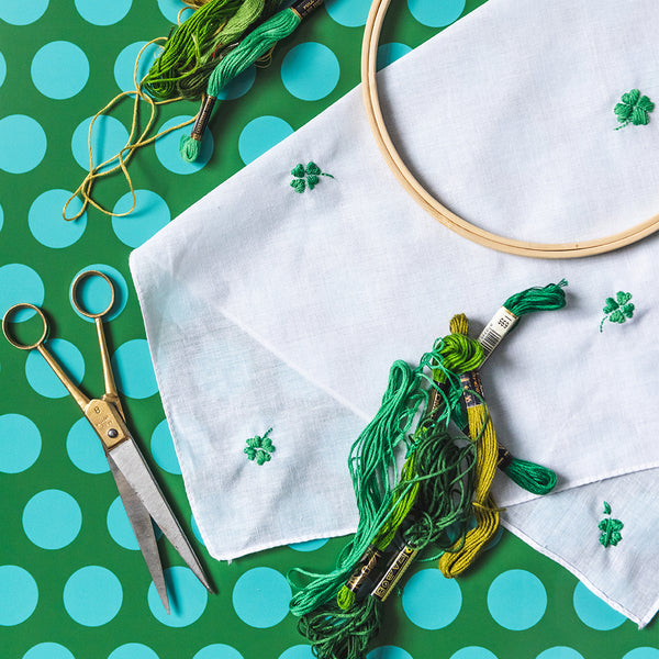 Embroidered Shamrock, PDF Template – The House That Lars Built