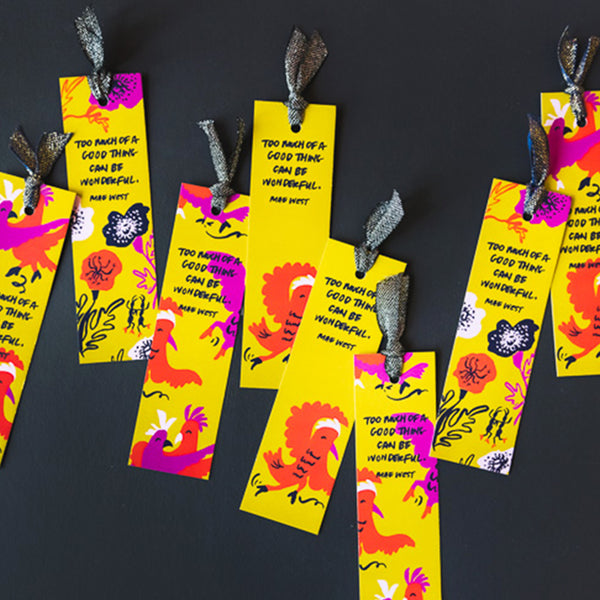 Flamenco Flamingos Bookmark, Free PDF Printable – The House That Lars Built