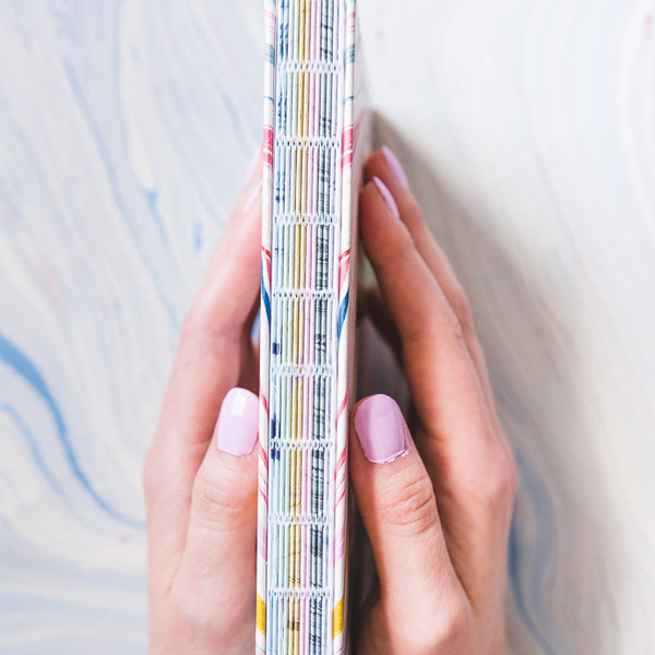 My Life in Color (hardcover guided journal) + Marble Blank Journal (ha ...