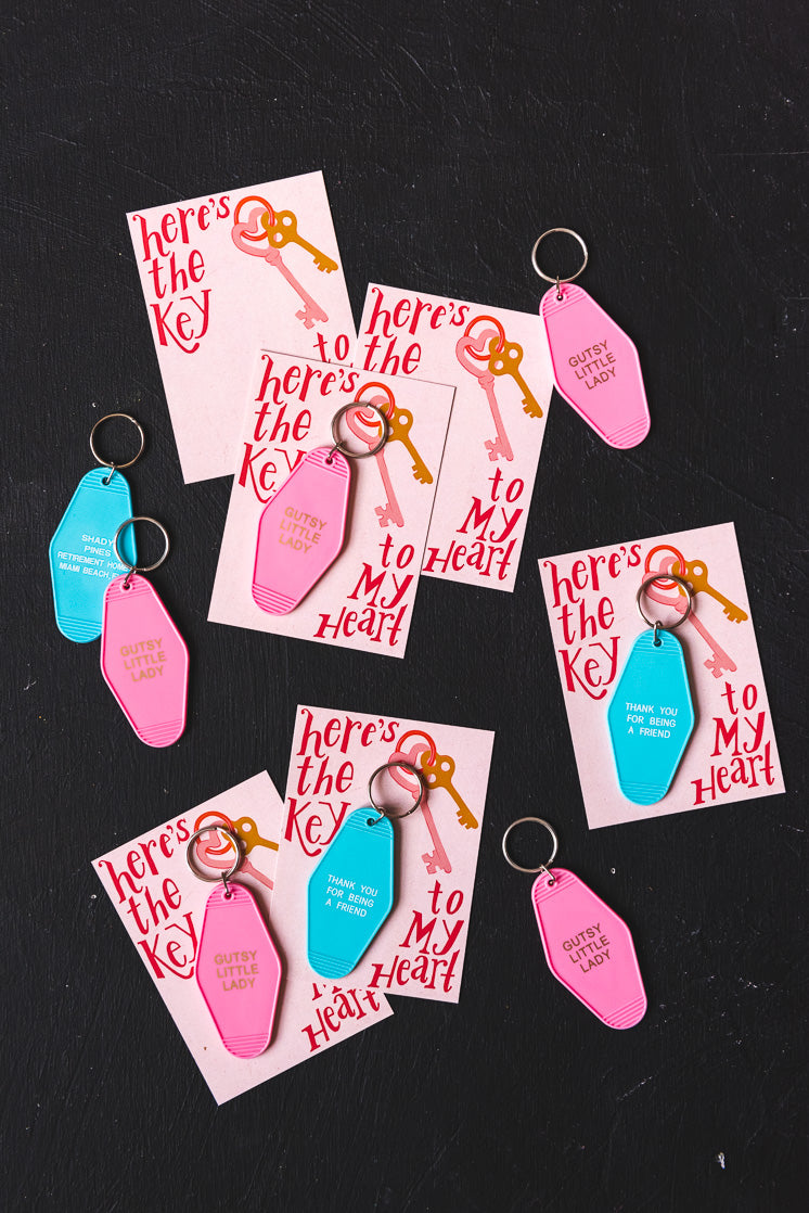 Key to My Heart Valentine, PDF Printable - The House That Lars Built