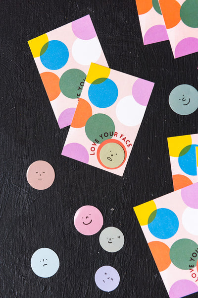 Love Your Face Sticker Valentine Kit (Set of 4) – The House That Lars Built