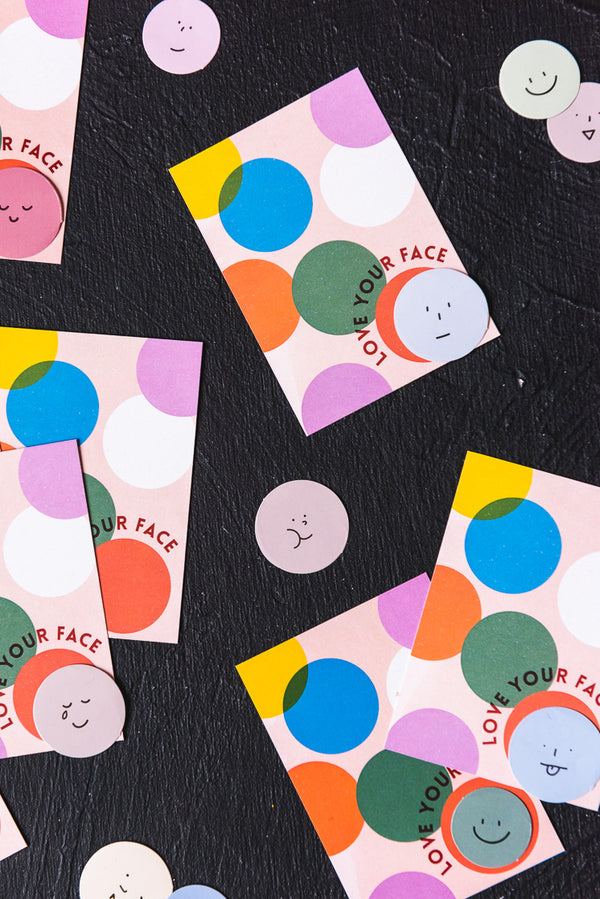 Love Your Face Sticker Valentine Kit (Set of 4) - The House That Lars Built