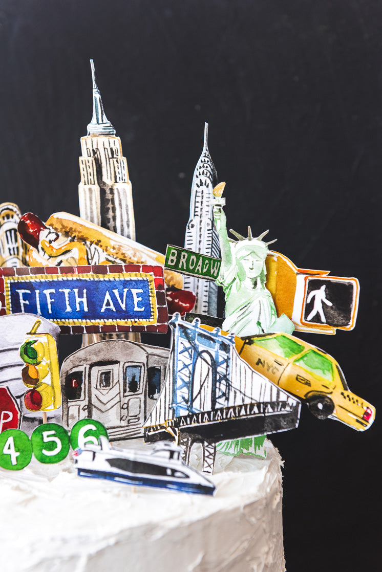 New York City Cake Topper, Free PDF Printable - The House That Lars Built
