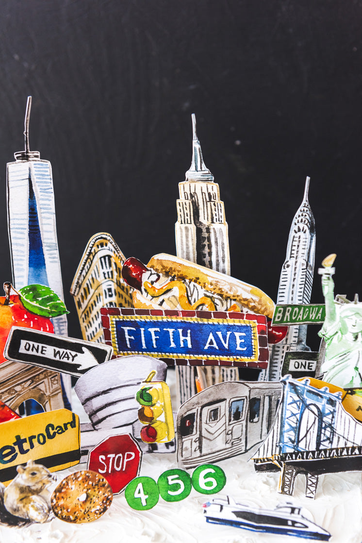 New York City Cake Topper, Free PDF Printable - The House That Lars Built