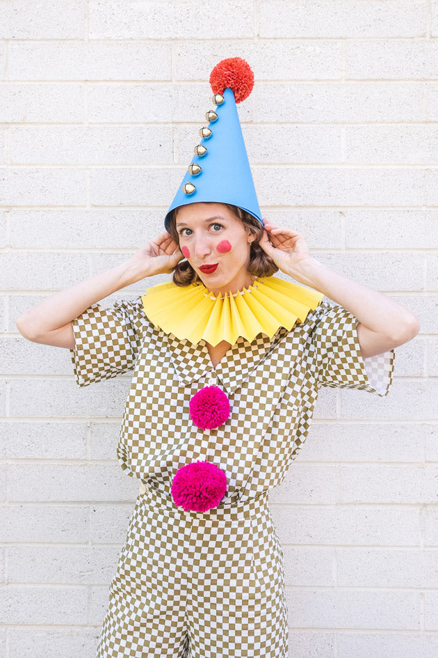 Vintage Circus Clown Hat, PDF Template - The House That Lars Built