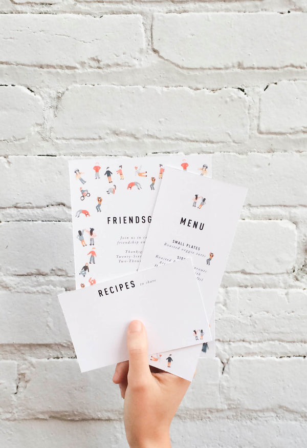 Friendsgiving Menu, PDF Printable - The House That Lars Built