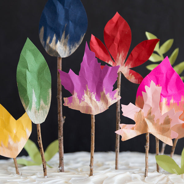 Fall Leaf Cake Topper, PDF Template – The House That Lars Built