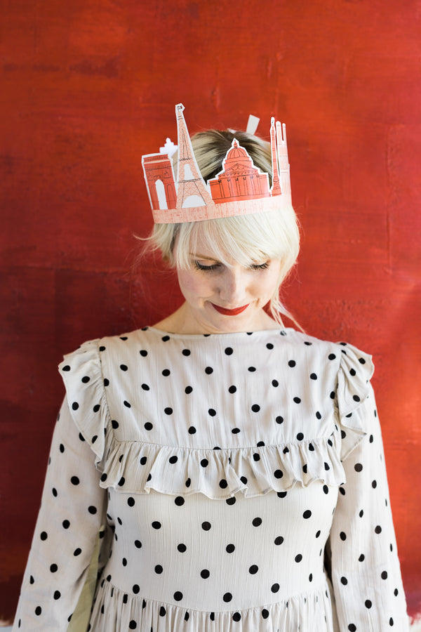 Paris Crown and Invitations, PDF Printable - The House That Lars Built